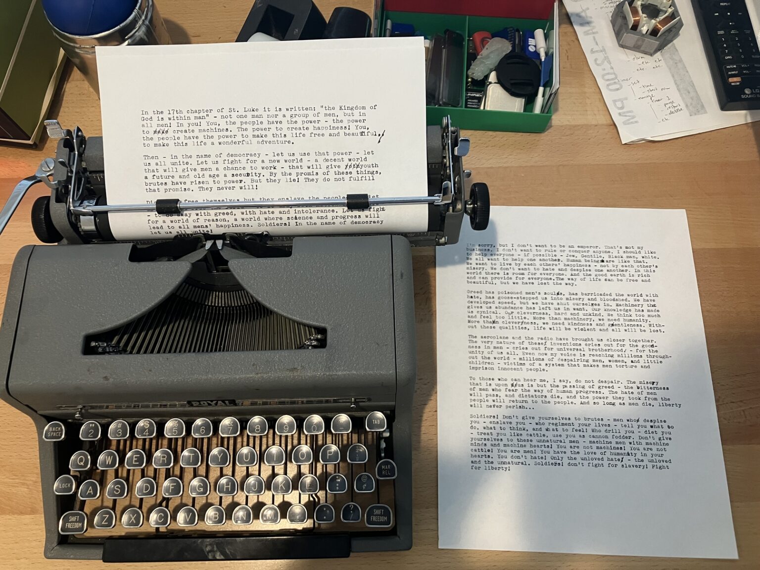 Typewriter Restoration - Chiu Enterprises