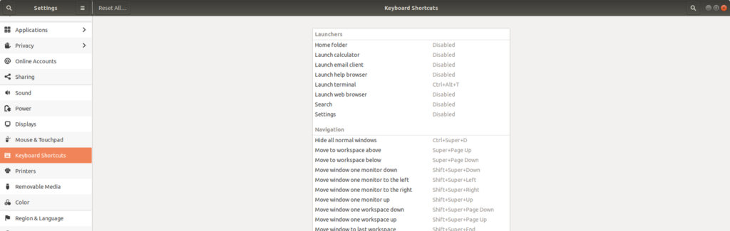 Ubuntu Keyboard Shortcuts - Chiu Enterprises